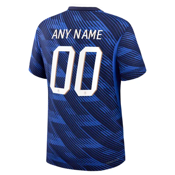 Nike Fff 2026/27 Match Home Aero-fit Soccer Authentic Custom Jersey - Blue