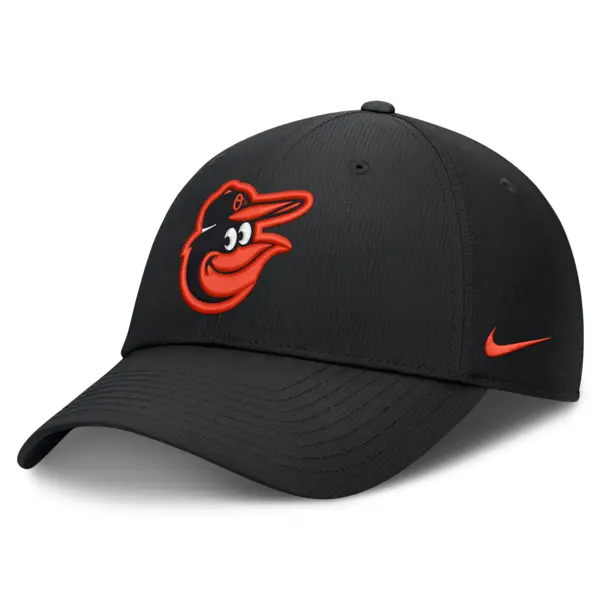 Nike Baltimore Orioles Club Dri-fit Mlb Adjustable Cap - Black
