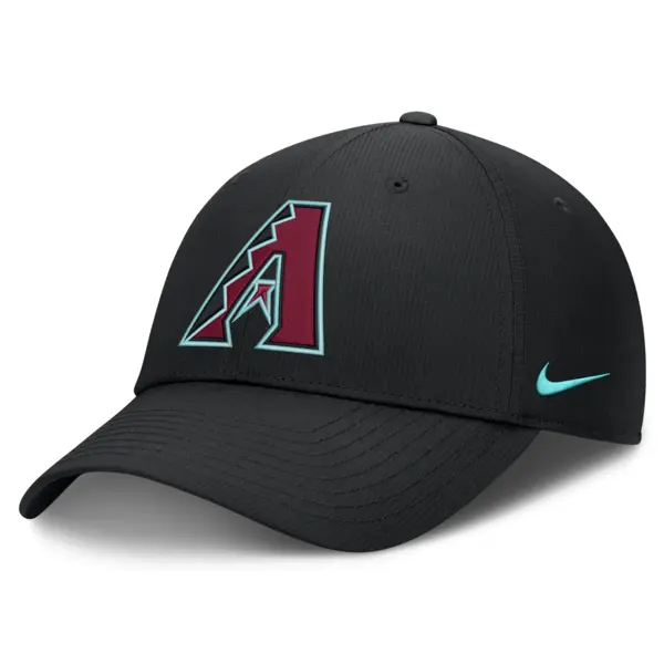 Nike Arizona Diamondbacks Club Dri-fit Mlb Adjustable Hat - Black