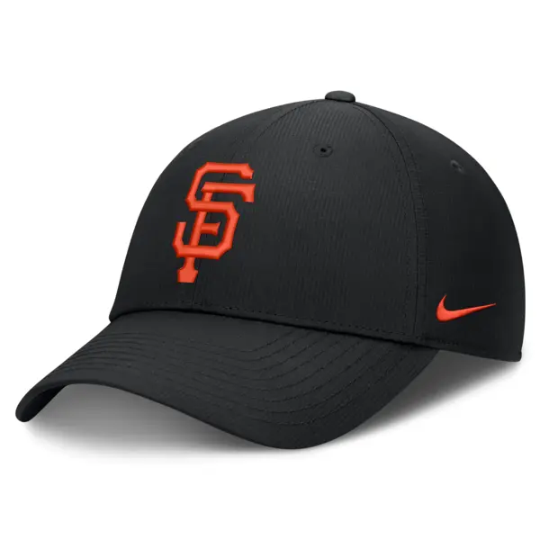 Nike San Francisco Giants Club Dri-fit Mlb Adjustable Cap - Black