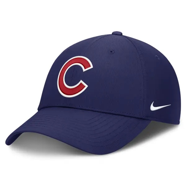 Nike Chicago Cubs Club Dri-fit Mlb Adjustable Cap - Blue