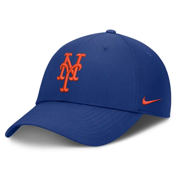 Nike New York Mets Club Dri-fit Mlb Adjustable Hat - Blue