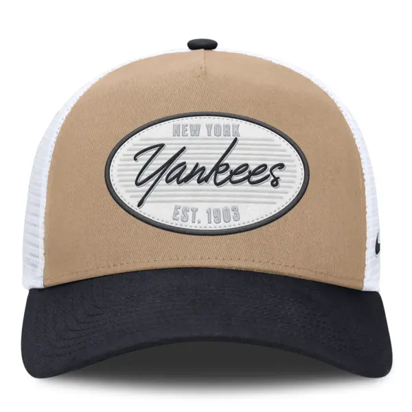 Nike New York Yankees Mlb A-frame Trucker Adjustable Hat