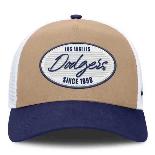 Nike Los Angeles Dodgers Rise Mlb A-frame Trucker Adjustable Hat