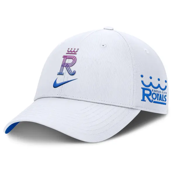 Nike Kansas City Royals City Connect Club Mlb Adjustable Hat - White