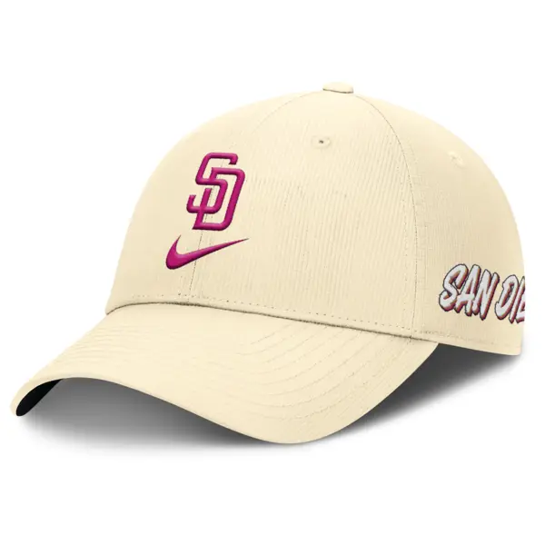 Nike San Diego Padres City Connect Club Dri-fit Mlb Adjustable Cap - Brown