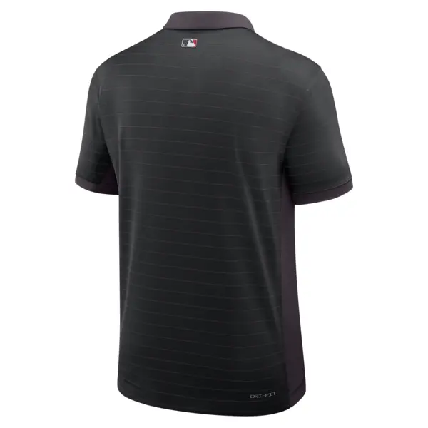 Nike Cincinnati Reds Authentic Collection Striped Victory Dri-fit Mlb Polo