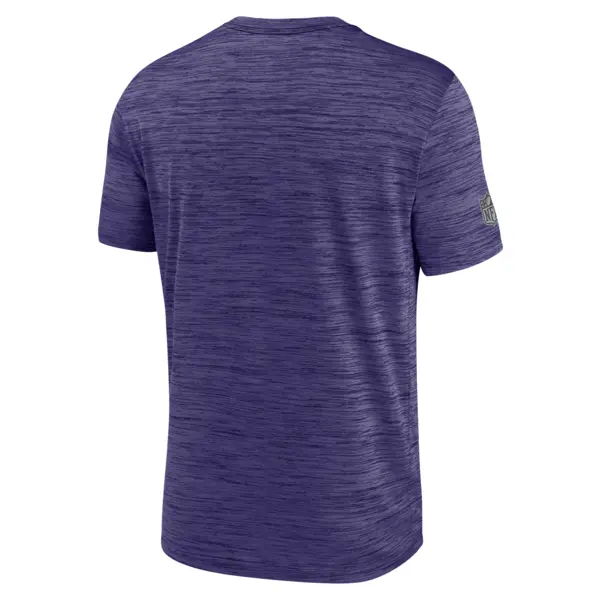 Nike Baltimore Ravens Sideline Team Issue Velocity Dri-fit Nfl T-shirt - Purple