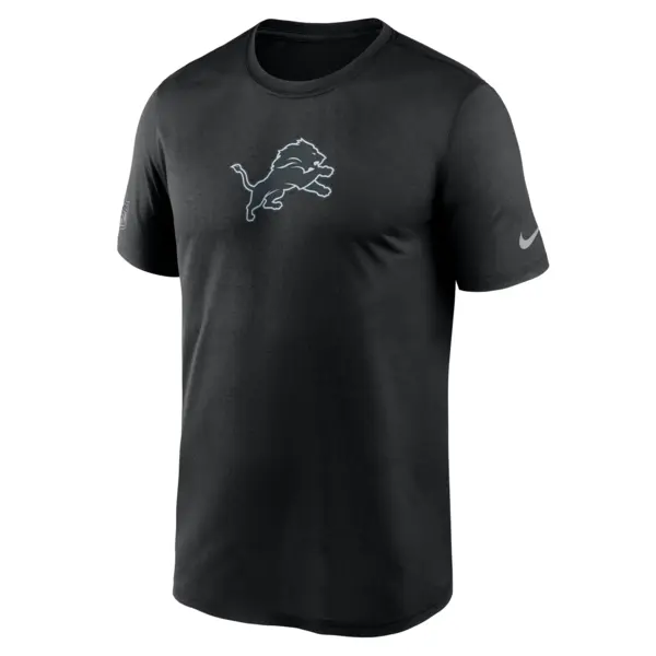 Nike Detroit Lions Team Issue Legend Dri-fit Nfl T-shirt - Black