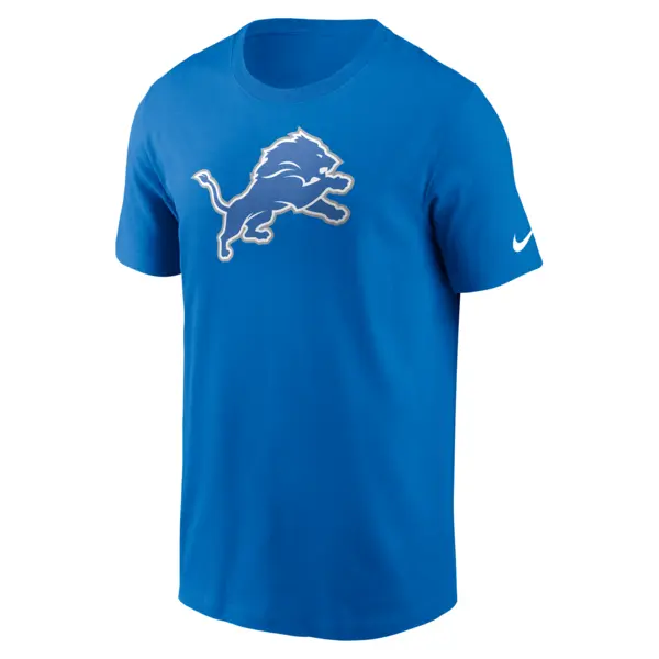 Nike Detroit Lions Logo Essential Nfl T-shirt - Blue