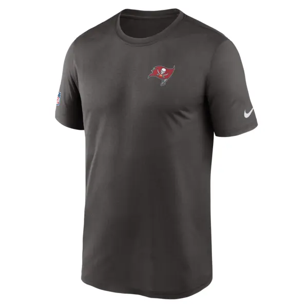 Nike Tampa Bay Buccaneers Legend Small Logo Dri-fit Nfl T-shirt - Grey
