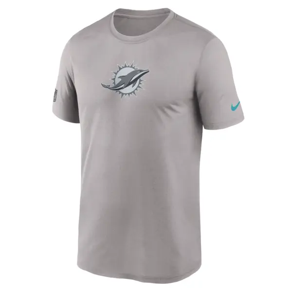 Nike Miami Dolphins Team Issue Legend Dri-fit Nfl T-shirt - Grey