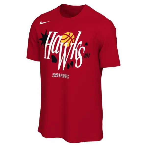 Nike Atlanta Hawks Nba Basketball T-shirt - Red