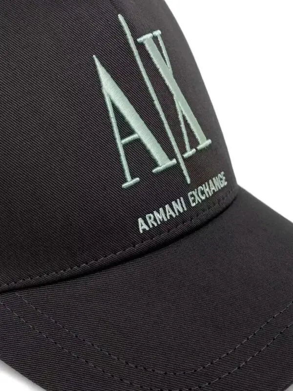 Armani Exchange Logo Baseball Cap - Black