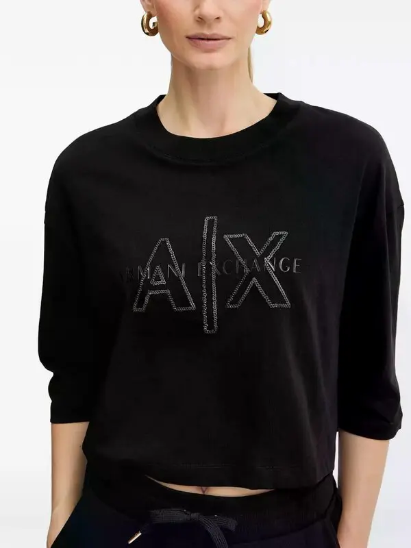 Armani Exchange Logo-detail T-shirt
