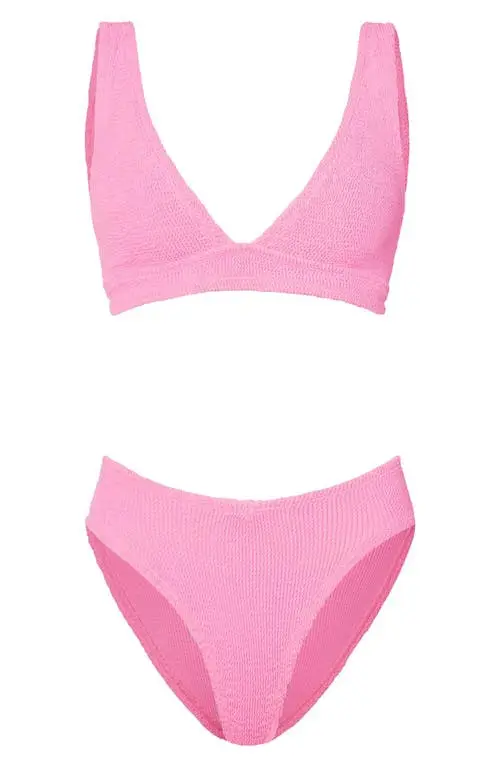 Hunza G Angel Two-piece Bikini Swimsuit - Bubblegum