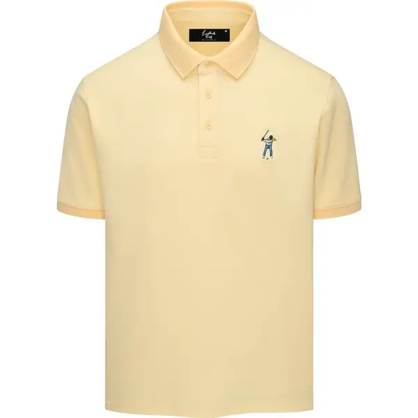 EASTSIDE GOLF Core Cotton Blend Piqué Polo - Mellow Yellow
