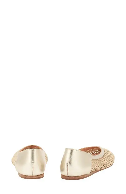 ANCIENT GREEK SANDALS Aeropi Raffia Flat