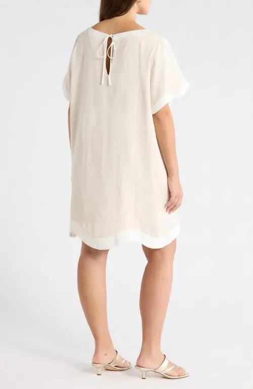 SUGARLIPS Gizelle Scallop Shift Minidress