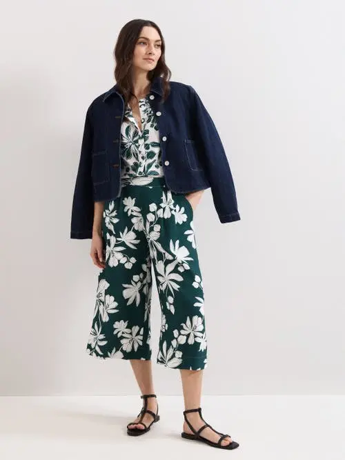 PHASE EIGHT Josie Culotte Crop Trousers