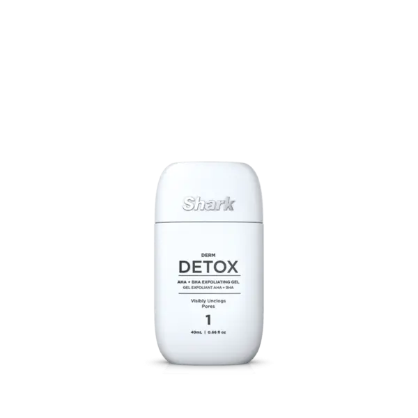 SHARK Derm Detox Aha & Bha Exfoliating Gel - White