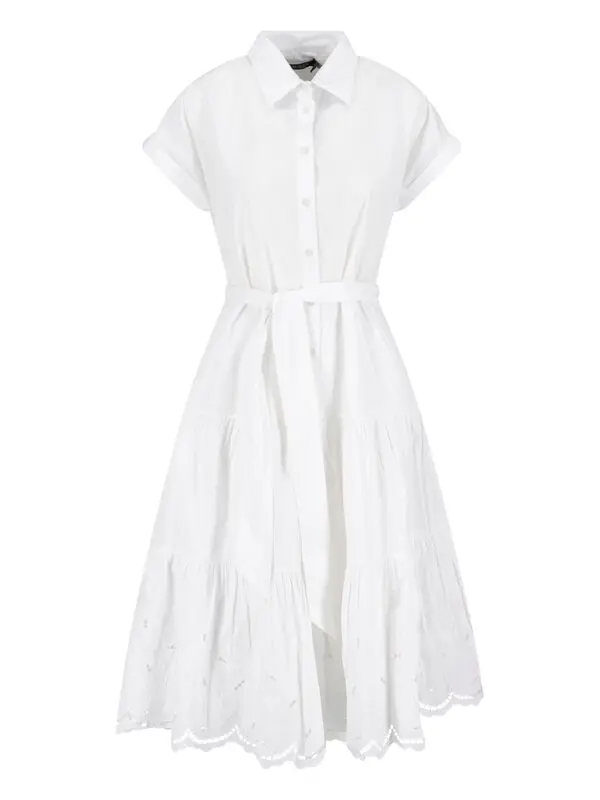 Ralph Lauren Midi Shirt Dress - White