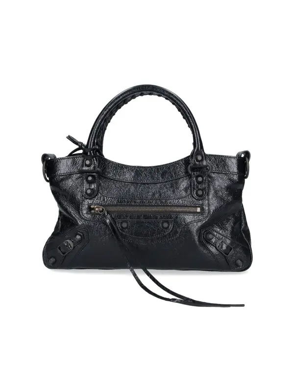 Balenciaga Le City First Shoulder Bag - Black
