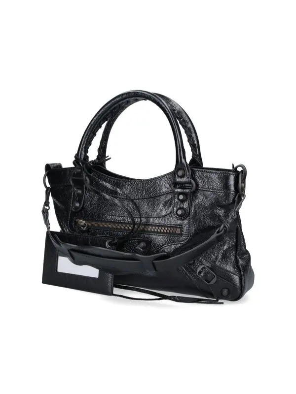 Balenciaga Le City First Shoulder Bag - Black