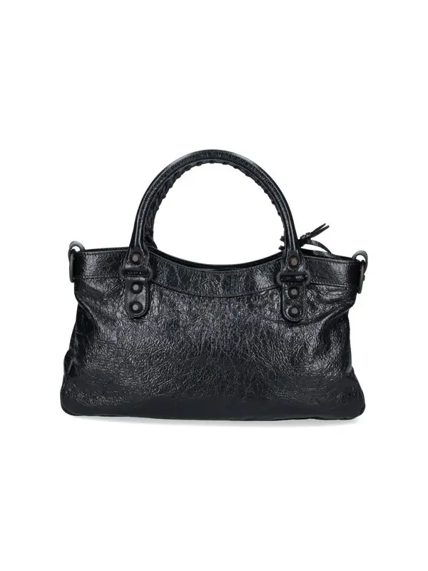 Balenciaga Le City First Shoulder Bag - Black