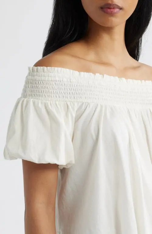 Free People Mabel Off-the-shoulder Top - Sugar Swizzle