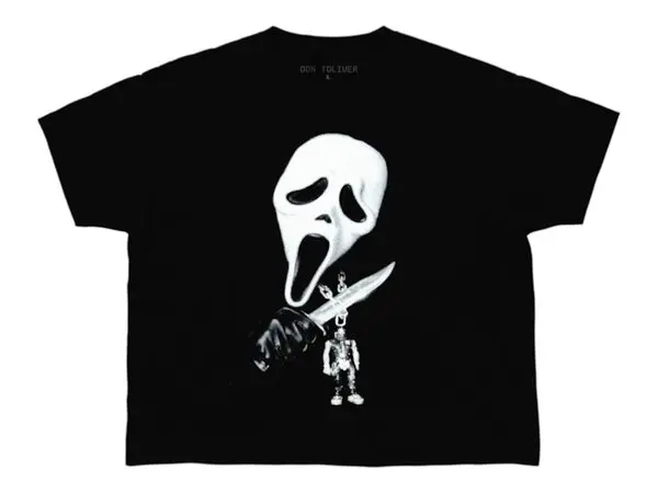 DON TOLIVER X Scream X Cj Favorite Scary Movie Tee Shirt - Black