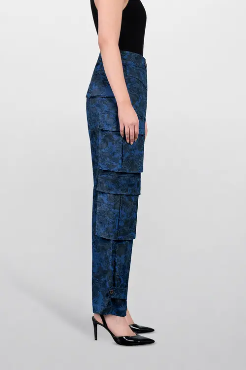 LAURA APARICIO Jacquard Cargo Pants