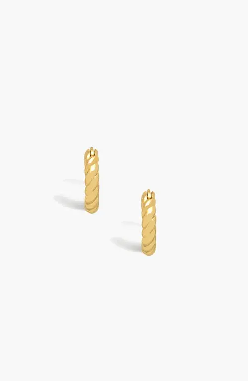 YOJ Fenny Twisted Mini Hoop Earrings
