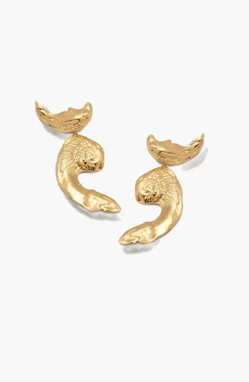 YOJ Vechi Small Drop Earrings - Gold