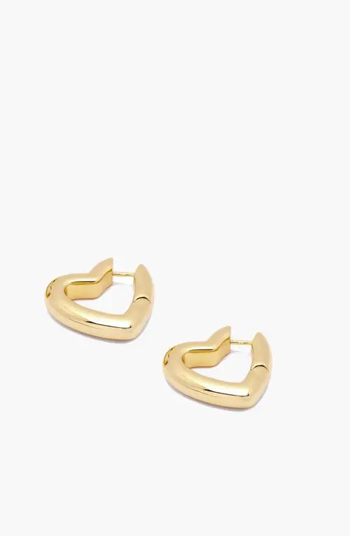 YOJ Heart Hoop Earrings