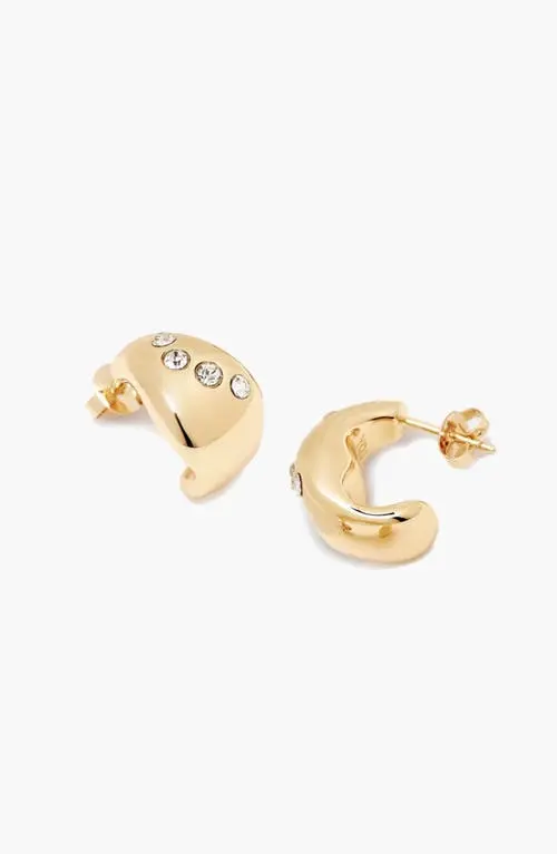 YOJ Remeni Crystal Hoop Earrings