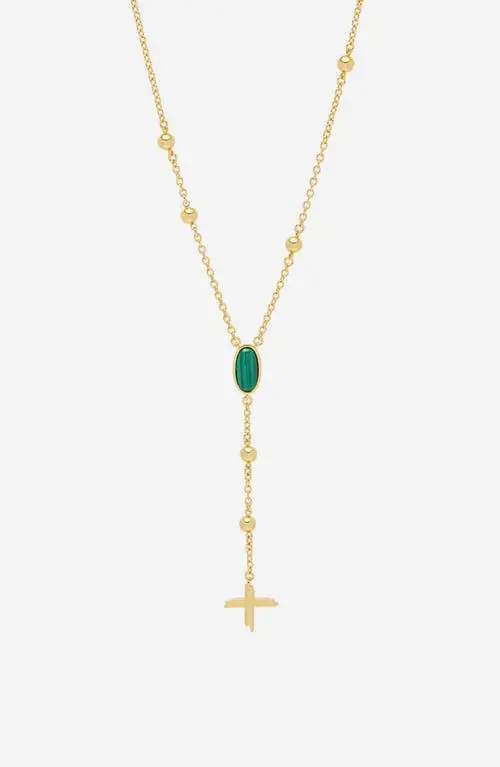 YOJ Rosary Lariat Necklace