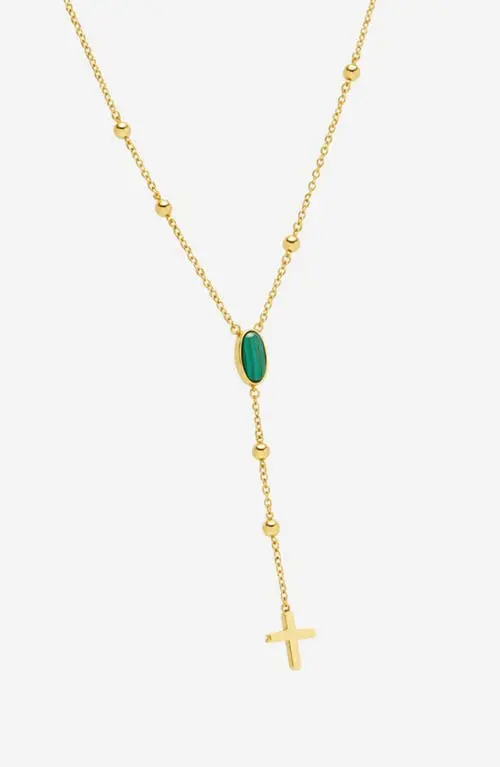 YOJ Rosary Lariat Necklace