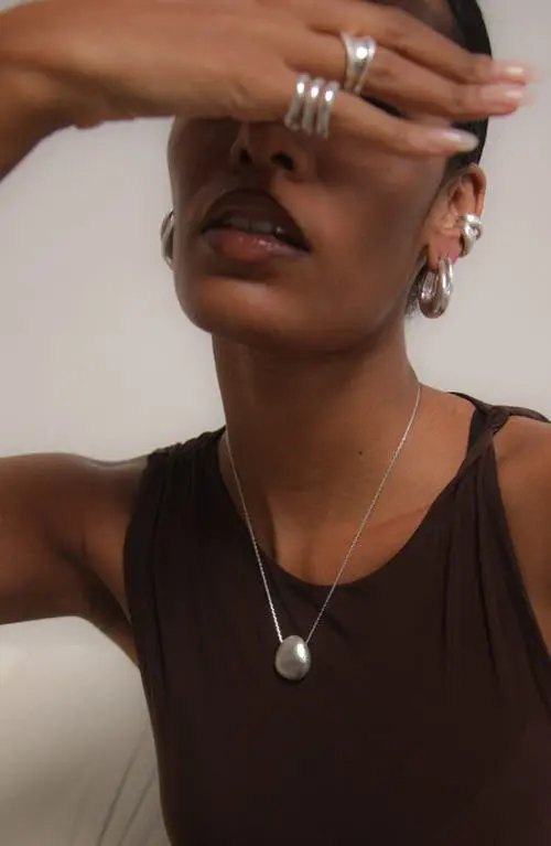 YOJ Luna Dome Pendant Necklace
