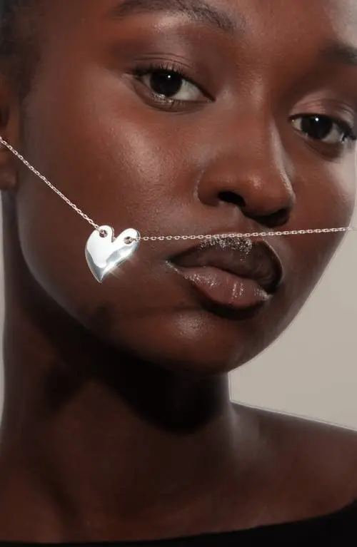 YOJ Heart Shaped Pendant Necklace
