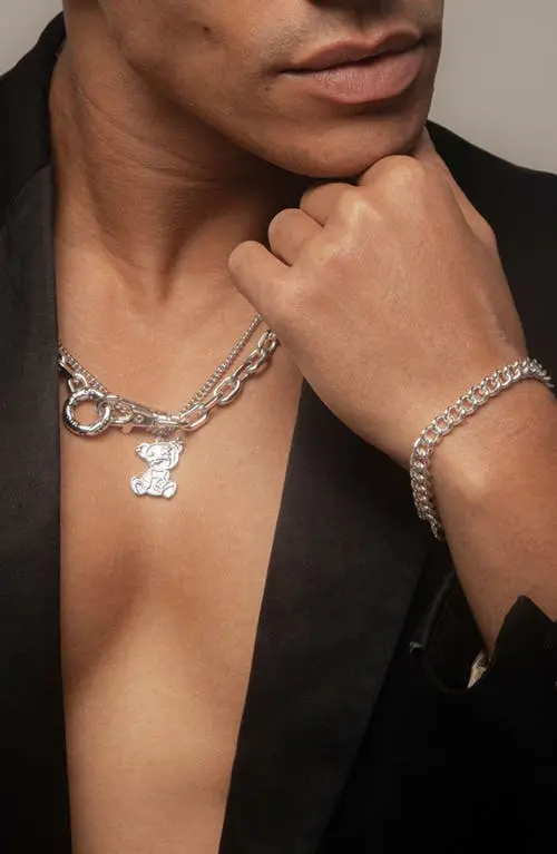 YOJ Teddy Bear Plated Necklace