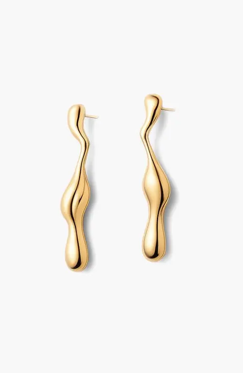 YOJ Charlotte X Magma Drop Earrings - Gold