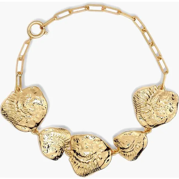 YOJ Oldeu Shell Charm Bracelet - Gold