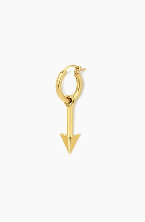 YOJ Arrow Charm Hoop Earring