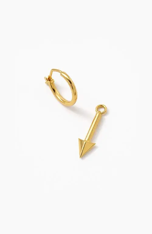 YOJ Arrow Charm Hoop Earring