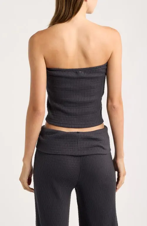 BILLABONG Ribbed Strapless Top