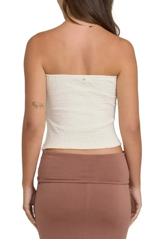 BILLABONG Ribbed Strapless Top