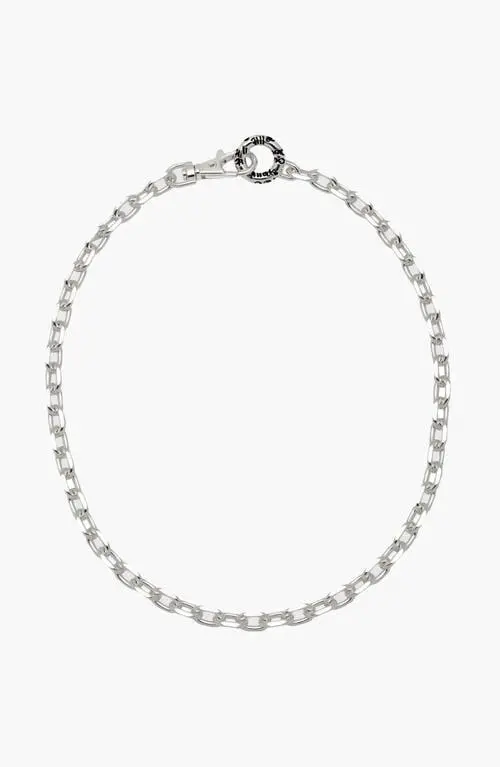 YOJ Ring X-large Chain Necklace - Silver