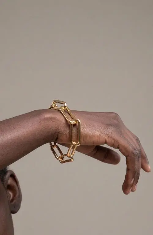 YOJ Oto Maxi Rope Chain Bracelet - Gold