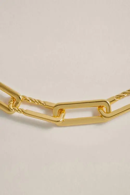 YOJ Oto Maxi Rope Chain Bracelet - Gold